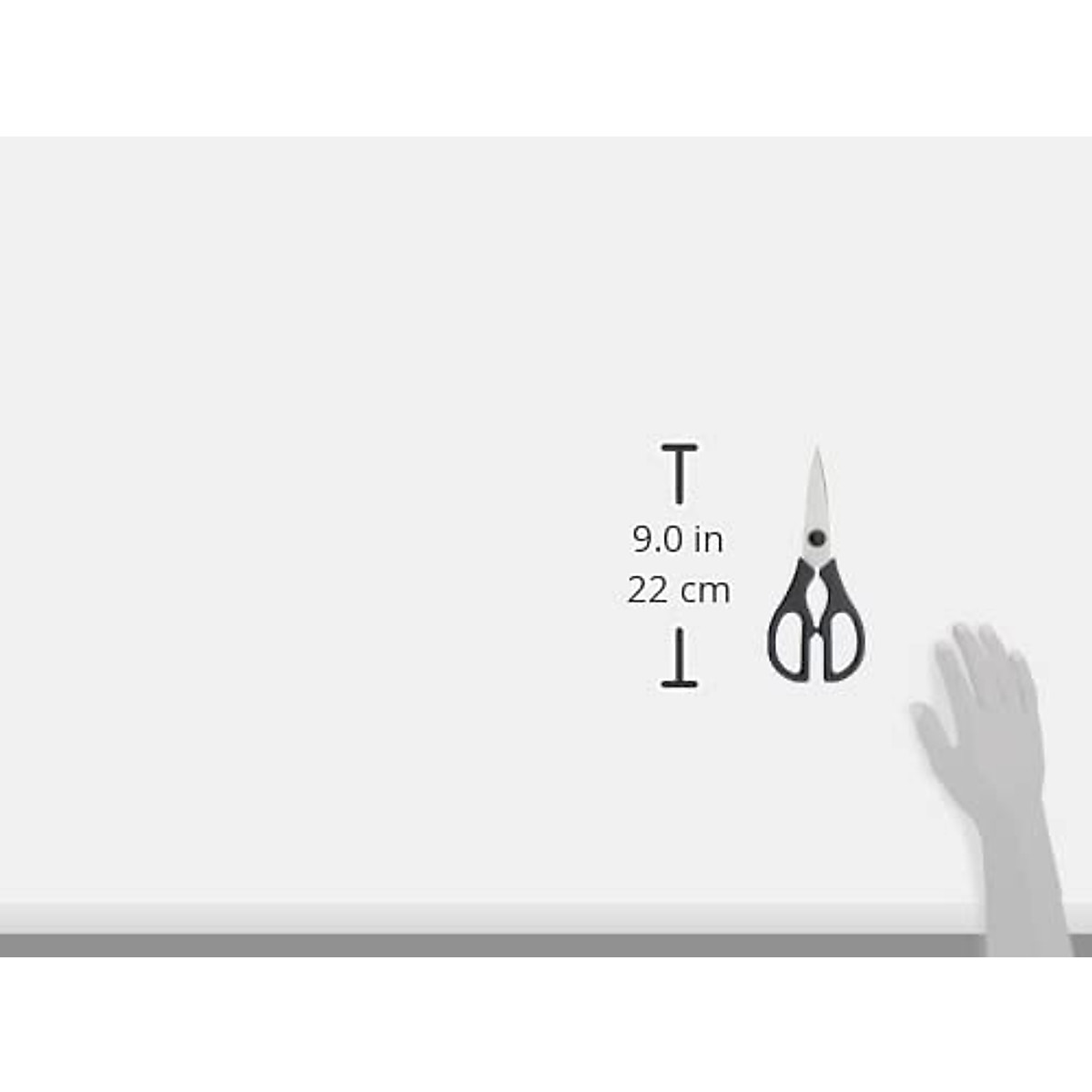 Wusthof WU5558 Kitchen Shears, 8", Black