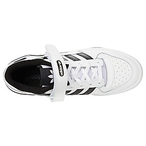 adidas Men's Forum Low Sneaker, White/White/Black, 11