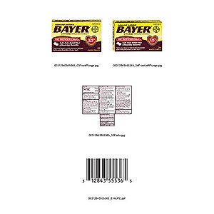 Genuine Bayer Aspirin 325mg Coated Tablets, #1 Doctor Recommended Aspirin Brand, Pain Reliever and Fever Reducer, 24 Count