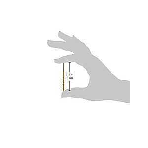 PACK OF 10, 3/32" TITANIUM COATED HSS DRILL BITS FOR WOOD, METAL & PLASTIC