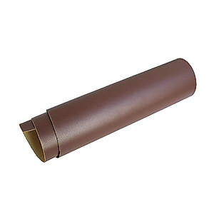 Large Leather Repair Patch Adhesive Back First-aid for Upholstery Couch Car Seat Jackets Handbags 12x24 Inches, Pack of 2 (Brown)