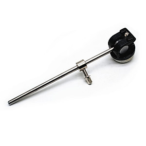 TUOREN Bass Drum Pedal Beater Metal Cobra Hammer Head Percussion Instrument Accessory BLACK(White Felt)