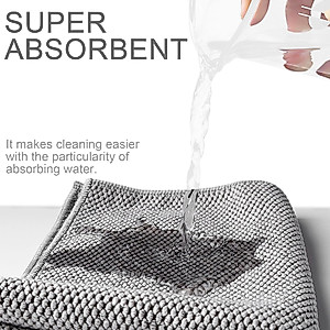 Cnyobvi 6Pack Barista Towels, Barista Microfiber Cloths, Coffee Cleaning Accessories for Espresso Machine, Steam Wand, Countertop,12”x12”