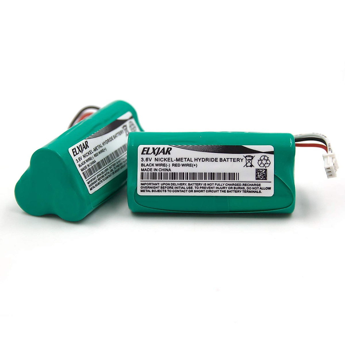 elxjar (2-Pack) 3.6V 730mAh Replacement Battery Compatible with Motorola/Symbol LS-4278 and DS-6878 Scanners, LS4278-M, DS6878-DL,DS6878-SR, 82-67705-01 rev Battery