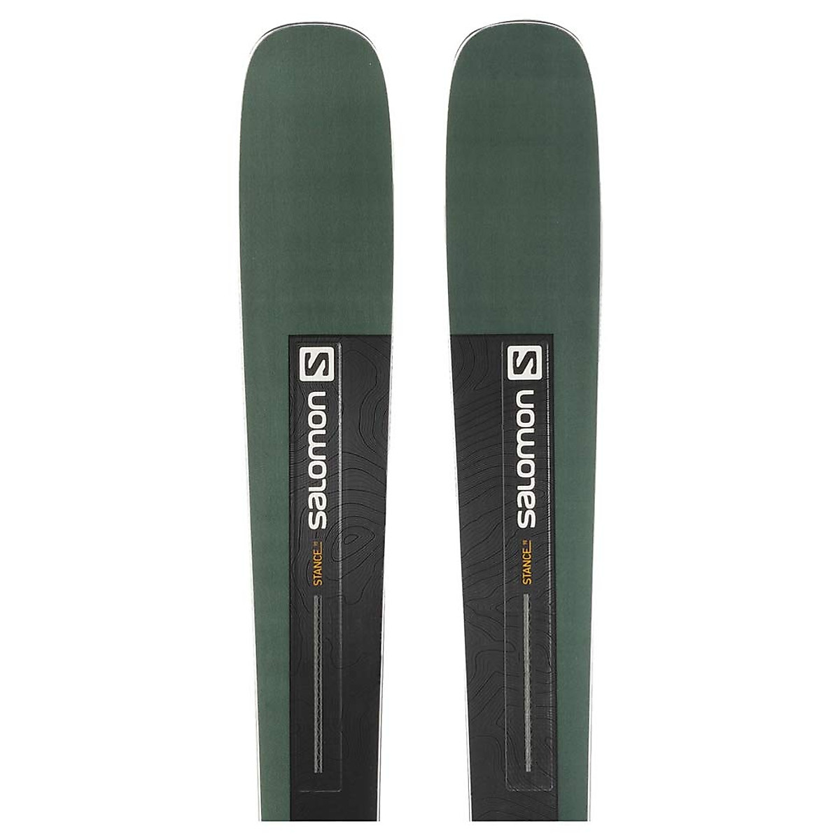 Salomon N Stance 90 Ski - Dark Green/Black/White 176