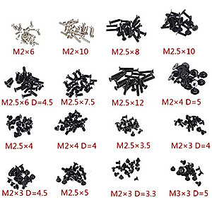 Jyving 320pcs New Laptop Screws Notebook Screws Set for IBM HP Sony Toshiba DELL THINKPAD Samsung ACER