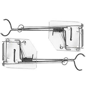 LASSO TRAP Mole (Small) Trap (Pack of 2) Galvanized & Oil Hardened Steel//Super Cost-Effective, Reusable, & Durable Animal Trap Best in The Lawn, Yard, Garden, Farm, & All Outdoor Settings