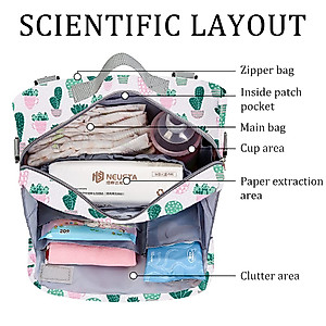 Lmbabter Baby Diaper Bag Stroller Storage Bag Waterproof Diaper Organizer Caddy Infant Tote Portable Mommy Bag for Outdoor