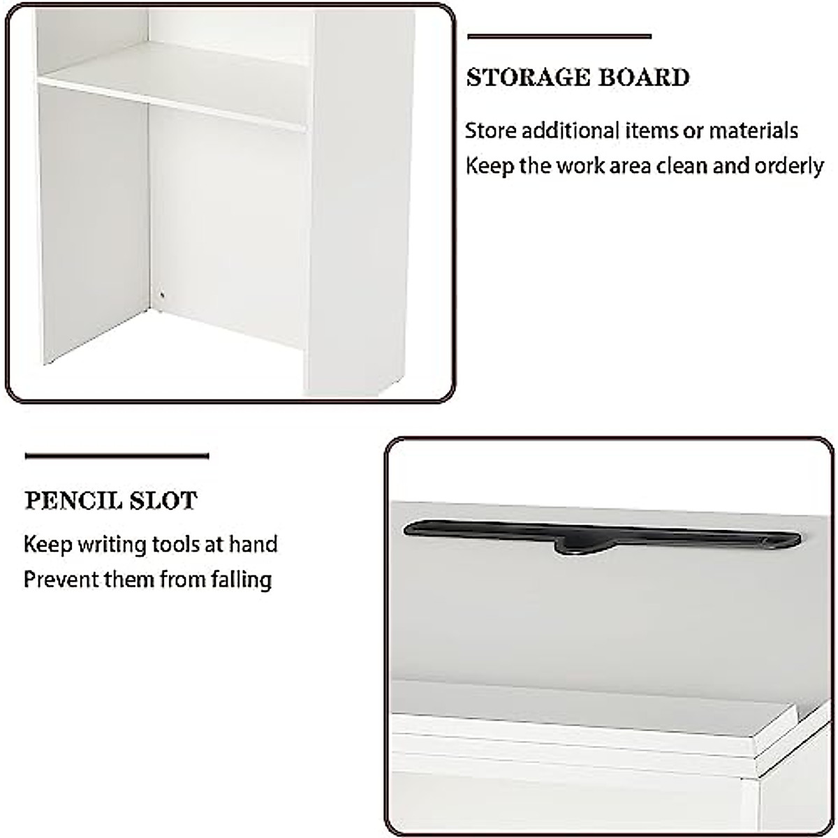 Podium Stand Modern Lecterns Wood Podium Stand Floor Standing Teacher Podiums W/Spacious Shelves Reception Desk Portable Podium Stand Has Many uses