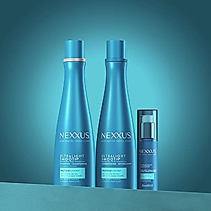 Nexxus Ultralight Smooth Conditioner Weightless for Dry and Frizzy Hair Smooth Hair Treatment to Block Out Frizz Against Humidity 13.5 oz