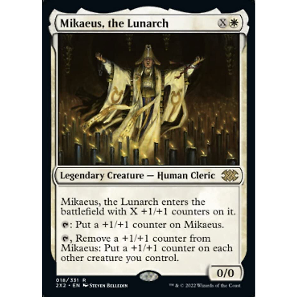 Magic: the Gathering - Mikaeus, The Lunarch (018) - Double Masters 2022