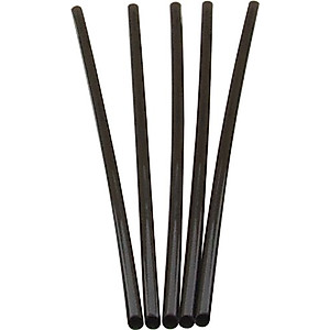 Cell-O-Core BS808BLK10/500 Collins Straw, 8" Length, Black (10 Packs of 500)