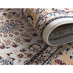 Unique Loom Narenj Collection Classic Traditional Repeating Pattern Green Area Rug (5' 0 x 8' 0)