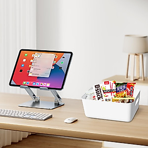 PAASTAI 7 Pack Plastic Storage Small Bins 9.4"X6.5"X3.9" Classroom Bins Organizing Containers for Pantry Kitchen, Cupboard box,and Bathroom Organizer