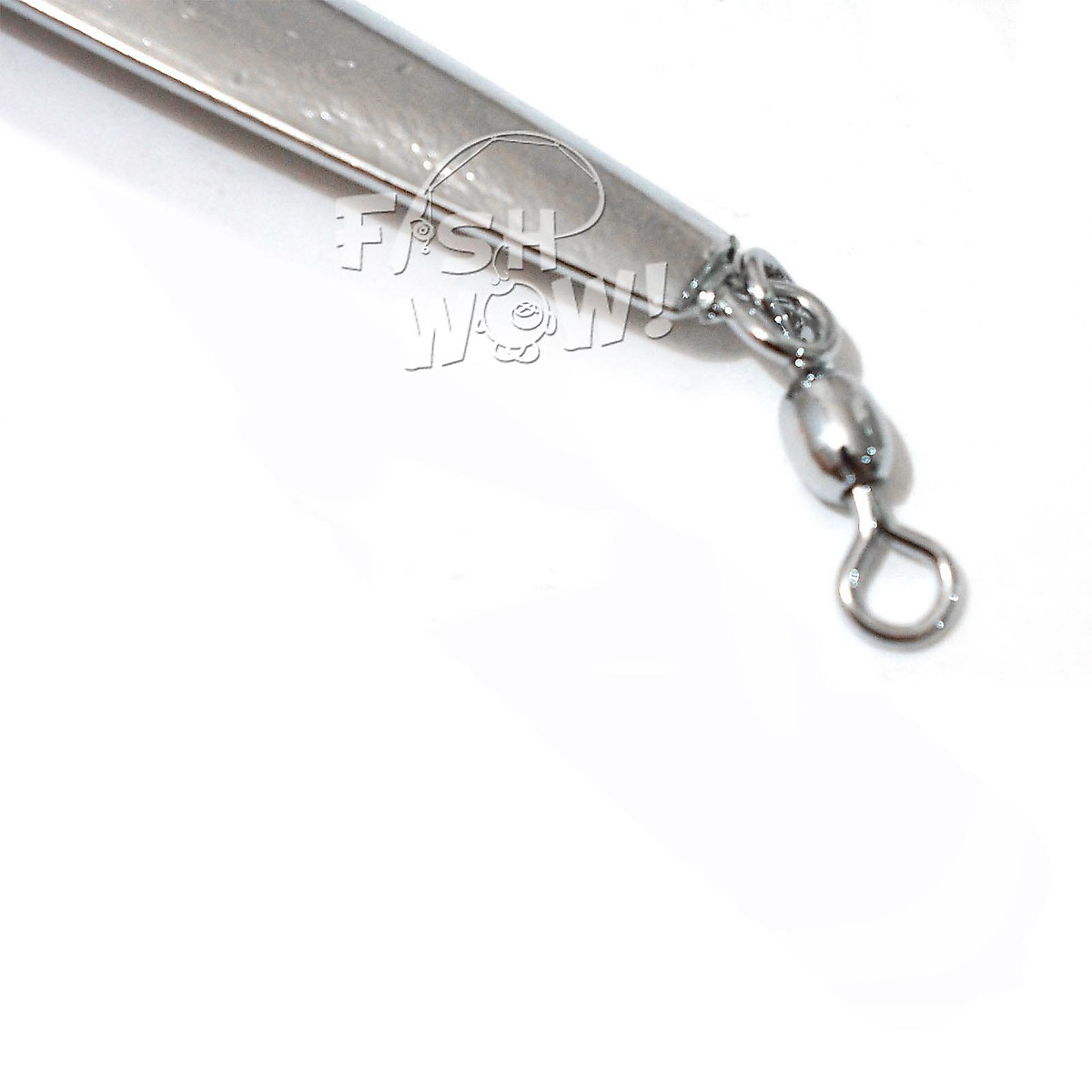 5pcs Fish WOW!® 2oz Diamond Jig Chrome jigs with a Treble Hook