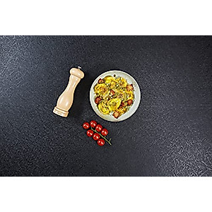 Cole & Mason HA0825P Beech Capstan A8 Salt Mill, Precision+ Wooden, Beech Wood, 200 mm, Single, Includes 1 x Salt Grinder