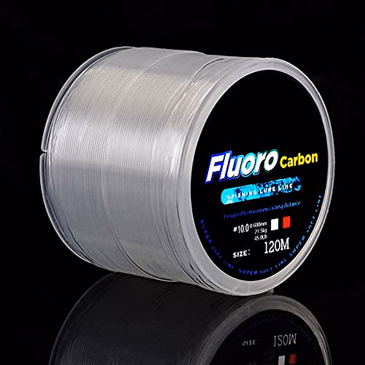 Monofilament Fishing Line Strong Mono Nylon Line Superior Mono Nylon Fish Line Great Substitute 120 Meters Abrasion Resistant Fly Fishing Line for Freshwater