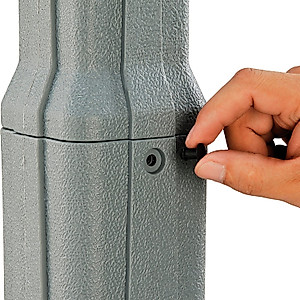 Global Industrial Gray Outdoor Ashtray, 1-1/2 Gallon