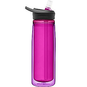 CamelBak eddy+ Water Bottle with Tritan Renew – Straw Top Insulated 20oz, Amethyst