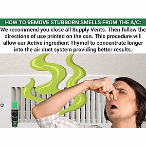 Air Freshener for HVAC System, Commercial, Residential & Cars| Made with Thyme extract, natural Plant based product Now available in a Concentrated Formula for maximum effectiveness (PACK 1)