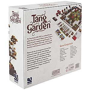 Tang Garden Board Game - Create a Serene and Breathtaking Chinese Garden! Tile Placement and Set Collection Strategy Game, Ages 14+, 1-4 Players, 45 Minute Playtime, Made by Lucky Duck Games