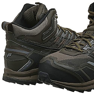 Fila Men's Hail Storm 3 Mid Composite Toe Trail Work Shoes Shoe, Walnut/Major Brown/Gold Fusion, 11 D US