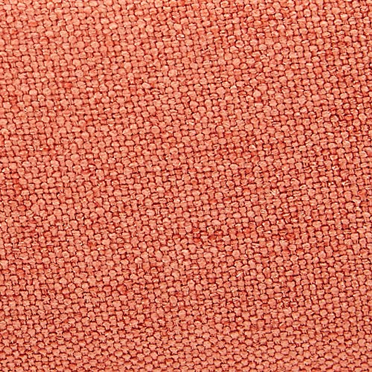 Christopher Knight Home Flavel Mid-Century Tufted Fabric Ottoman, Coral / Walnut