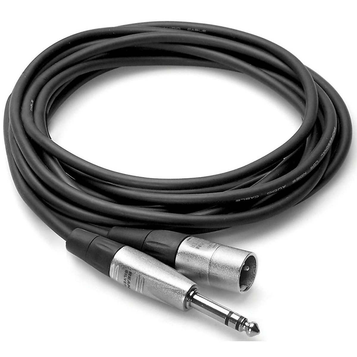 Hosa HSX-005 REAN 1/4" TRS to XLR3M Pro Balanced Interconnect Cable, 5 Feet