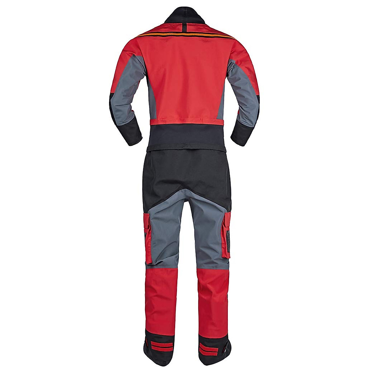Mens Kayak Surf Drysuit Comfort Canoe Durability Waterproof SuitProtects Against Ingress of Water Mud Perfect Dry Suit for Fit ATV & UTV Riders (Red, L)