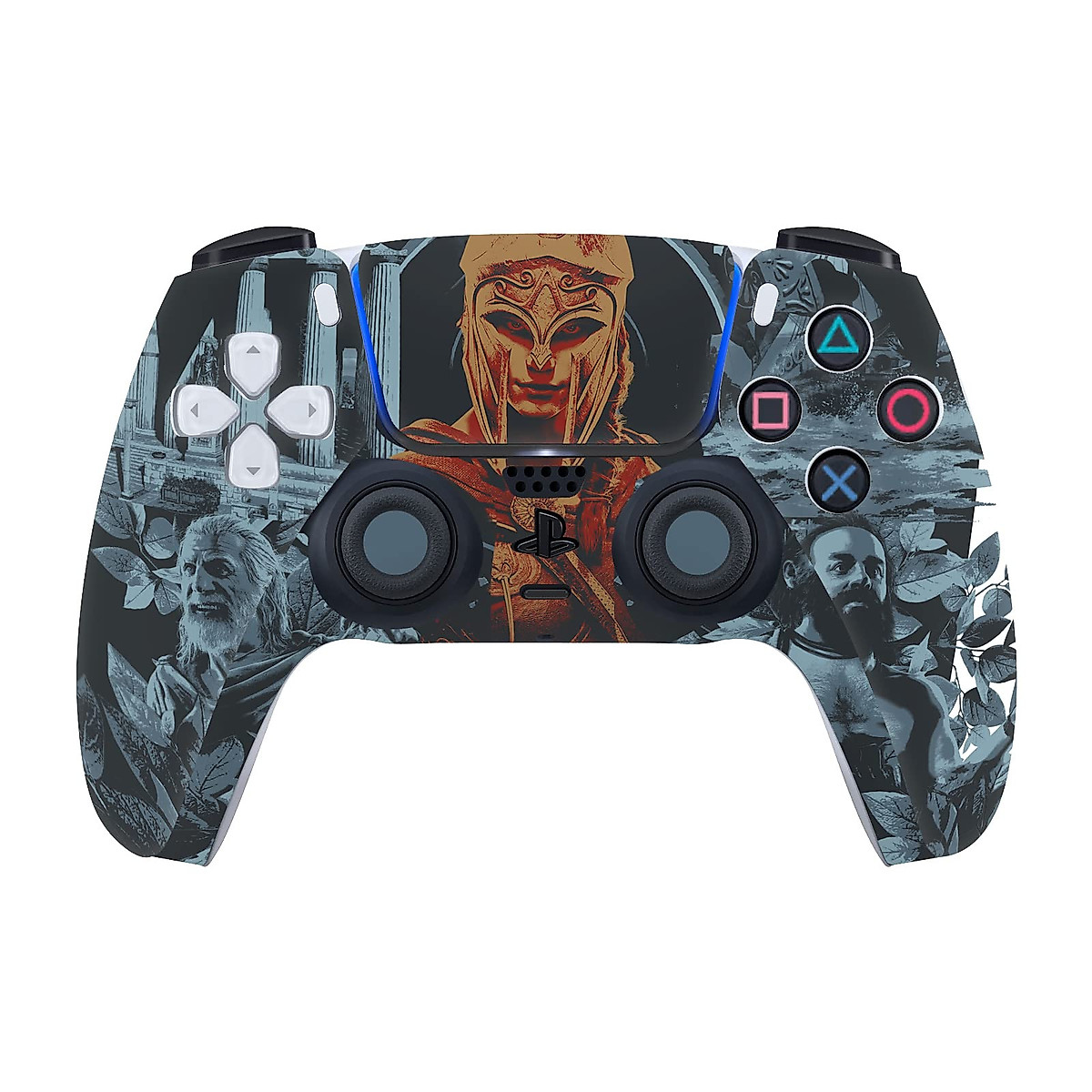 Kassandra Vine Odyssey Artwork Matte Vinyl Faceplate Sticker Gaming Skin Case Cover Compatible with Sony Playstation 5 PS5 Digital Edition Console and DualSense Controller