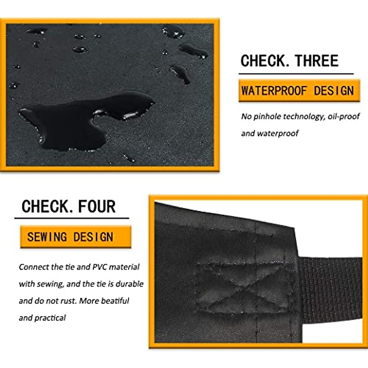 Homsolver Waterproof Apron,35" Heavy Duty Rubber Vinyl Dishwashing Apron,Lab Industrial Chemical Butcher Apron,Dish Apron