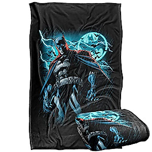 Batman Stormy Knight Silky Touch Super Soft Throw Blanket 36" x 58",Stormy Knight