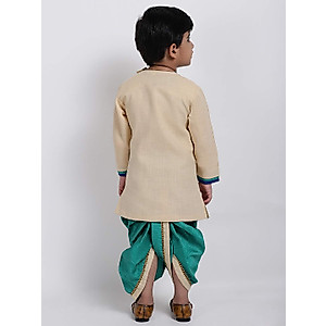 AHHAAAA Kids Ethnic Festive and Party Wear Cotton Kurta and Dhoti Pant Set for Baby boys