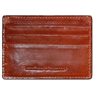 American Flag Needlepoint Credit Card Wallet in Navy by Smathers & Branson