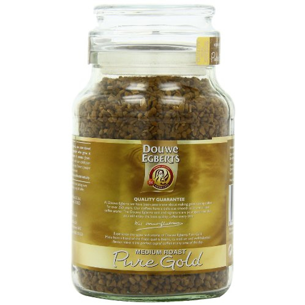Douwe Egberts Pure Gold Instant Coffee, Medium Roast, 6.7-Ounce, 190g (Packaging May Vary)