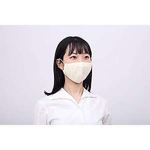 IR Labo. Organic cotton face mask　100% organic cotton that is gentle on the skin can be washed repeatedly　has excellent breathability and does not get stuffy, made in Japan