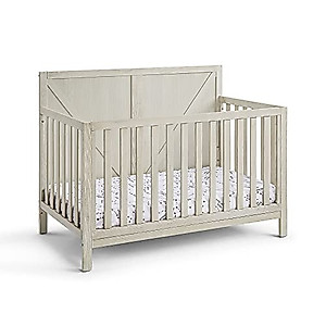 Suite Bebe Barnside 4-in-1 Convertible Crib in Washed Gray