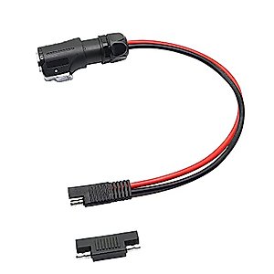 GINTOOYUN SAE to LP-20 Cable Adapter,Water Proof 10AWG 2 Pin Power Industrial Circular Connector to SAE Cable, for Solar Panel Suitcase,RV Solar Ports