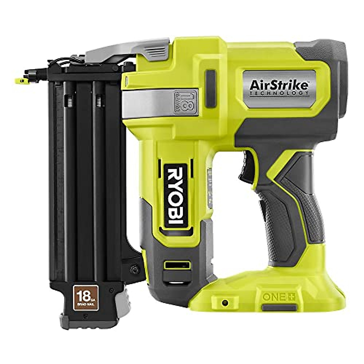 RYOBI 18V ONE+ AirStrike 18GA Brad Nailer Kit (Bulk Packaged) P321K (Renewed)