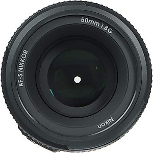 Nikon AF-S NIKKOR 50mm f/1.8G Lens for DSLR Cameras Basic Accessory Kit