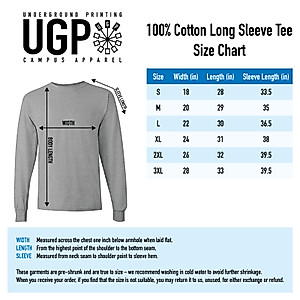 UGP Campus Apparel AL03 - Kent State Golden Flashes Arch Logo Long Sleeve - Medium - Navy