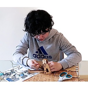 Wooden Catapult Kit - Medieval Toy Catapult Wood - STEM Catapult kit – snap Together Desk Sized Catapult Toy – boy Toys – Science kit – STEM Toys – Educational Toy - Birthday Gift