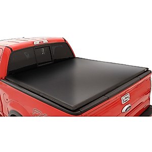 Lund Genesis Tri-Fold Soft Folding Truck Bed Tonneau Cover | 95080 | Fits 2004 - 2012 Chevy/GMC Colorado/Canyon 5' 1" Bed (61.1")
