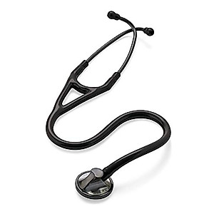 3M Littmann Stethoscope, Master Cardiology, Black Tube, Smoke Chestpiece, 27 inch, 2176