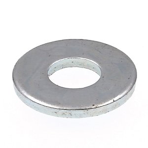 Prime-Line 9080595 Flat Washers, SAE, #10 X 1/2 In. OD, Zinc Plated Steel (100 Pack)