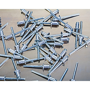 100 Qty Aluminum Blind Rivets (#6-2) 3/16" Diameter x 1/8" Grip (BCP185)