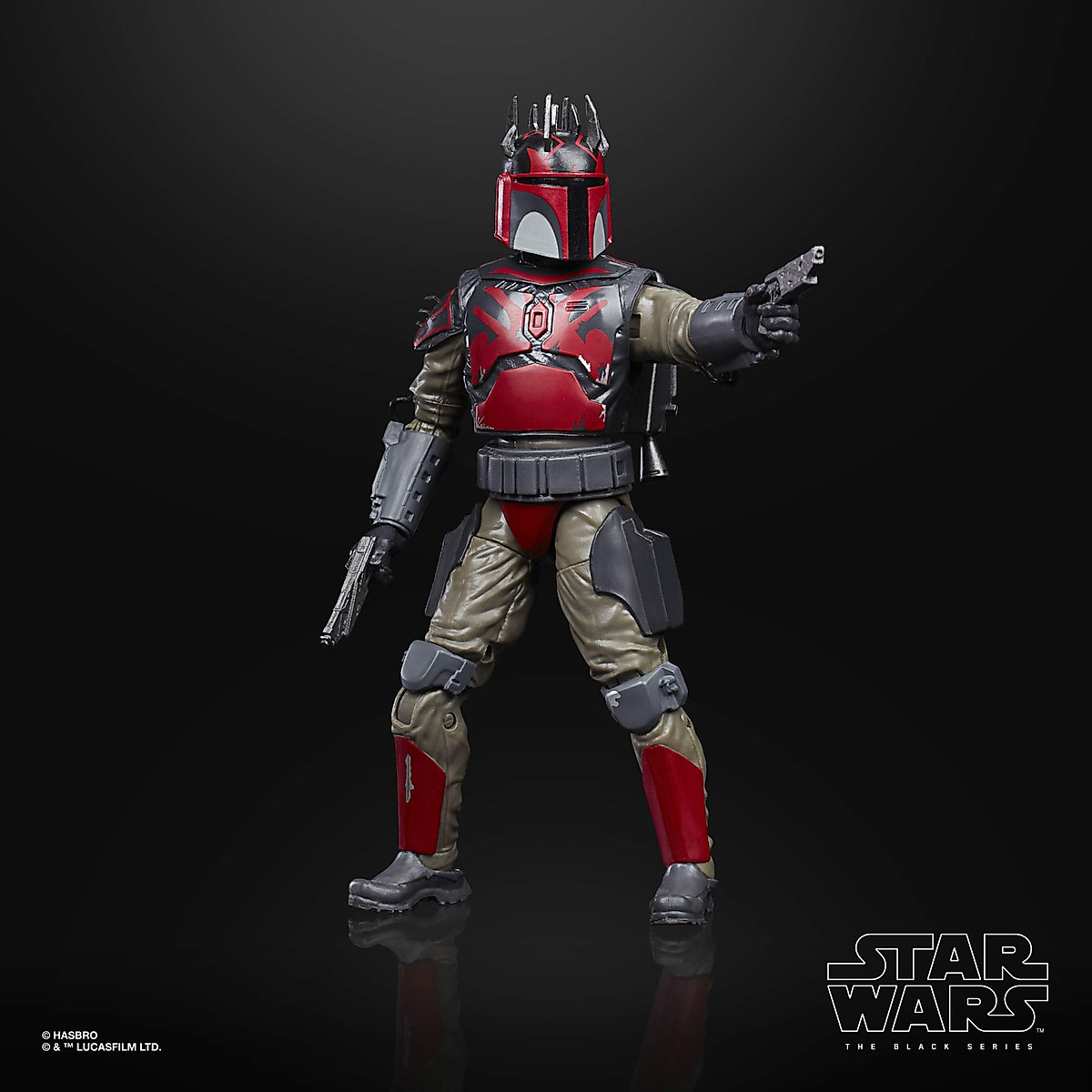 Star Wars The Black Series Mandalorian Super Commando Toy 15-cm-Scale The Clone Wars Collectible Action Figure, Ages 4 and Up