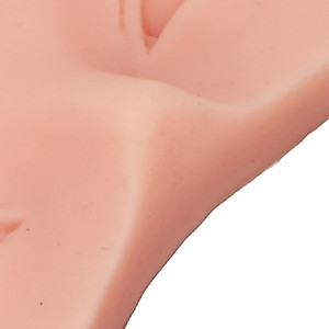 Sonew 3pcs Eye Model, Silicone Piercing Model for Makeup and Eyebrow Tattoo Practice, Teaching Display for School and Hospital