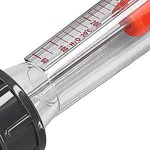 Tube Flowmeter, Clear Scoring Line Acid Resistant Stable Performance Pipe Flowmeter for Light Industry for Chemical