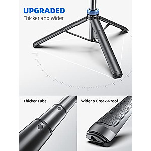 [Newest] 62" Selfie Stick Tripod with Remote - Kaiess Tripod for iPhone, High Strength Legs & Extendable Tube Tripod Stand, Fit for iPhone 14 Pro Max/14 Pro/13 Pro Max/Samsung S22/Camera/GoPro